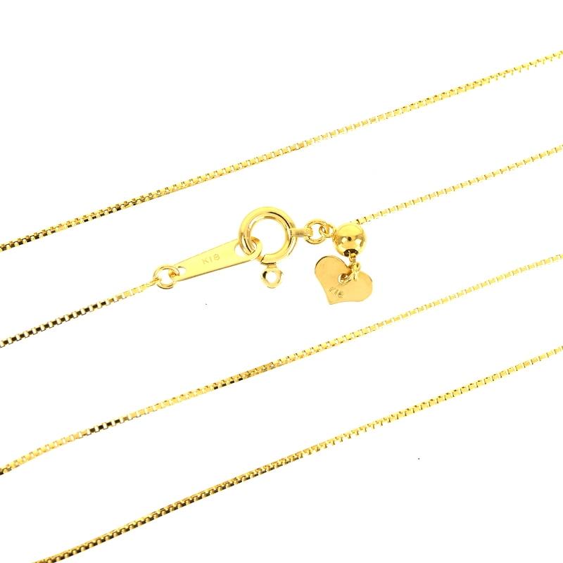 K18YG ネックレスチェーン ベネチアン 45cm 1.5g スライド式 18K 18金 ジュエリー レディース アクトワン : ACT ONE - 通販 - Yahoo!ショッピング