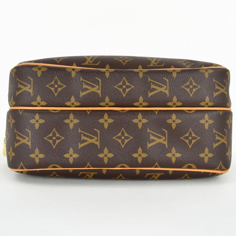 ルイヴィトン ショルダーバッグ モノグラム リポーター PM M45254 クロスボディ レザー ブラウン ファスナー開閉 レディース メンズ ...