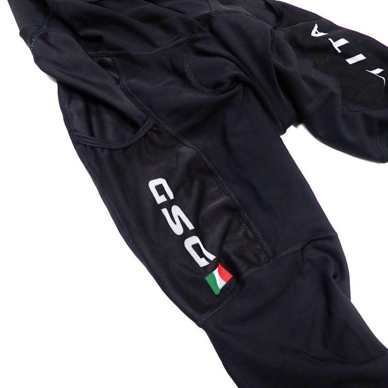 7-ITA（セブン・アイティーエー）メンズ サイクル ウェア 7ITA Trailer II Bibtights Black ビブタイツ (L ...