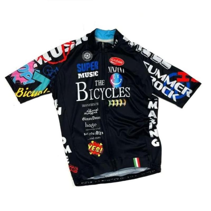 7-ITA（セブン・アイティーエー）メンズ サイクル ウェア 7ITA Fes Smile Jersey Black / ブラック (Lサイズ ...