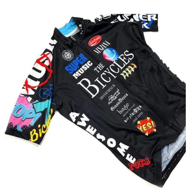7-ITA（セブン・アイティーエー）メンズ サイクル ウェア 7ITA Fes Smile Jersey Black / ブラック (Lサイズ）セブンイタリア : ADサイクル通販88 ...