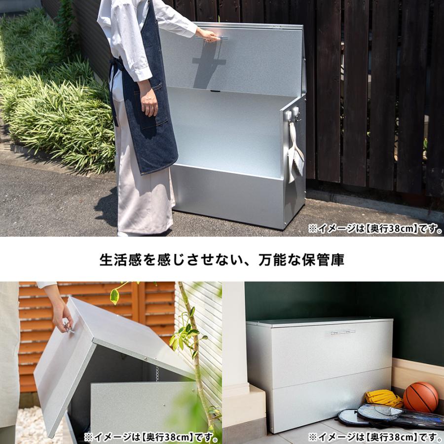 屋外収納庫 ゴミ置き場 大型 ダンボールストッカー 防臭 幅100 奥行56 大容量 274L ガルバリウム鋼板 収集ボックス DIY 足立製作所 お得日 ポイント利用 : 足立製作所 ...