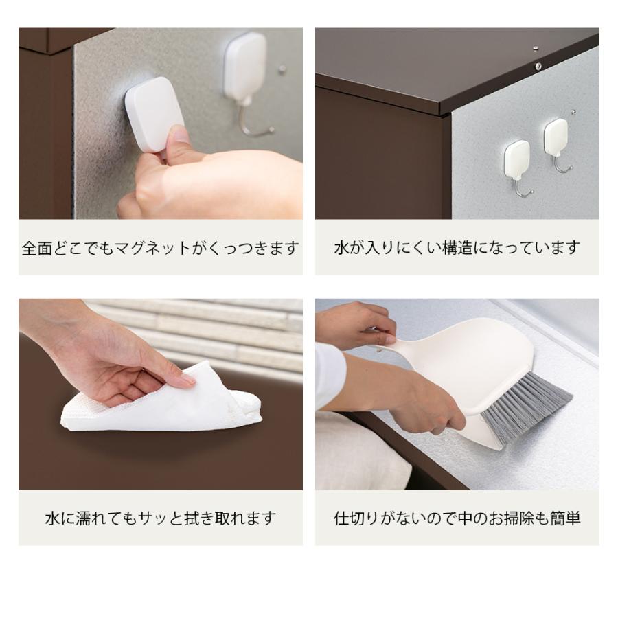 屋外収納庫 ゴミ置き場 大型 ダンボールストッカー 防臭 保管庫 幅100 奥行56 274L ガルバリウム鋼板 収集ボックス 足立製作所 お得日 ポイント利用 : 足立製作所 - 通販 ...