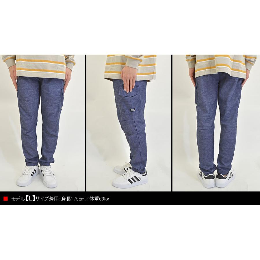 デニム風 カーゴジョガーパンツ メンズ スウェットパンツ カーゴ デニム風 カーゴジョガーパンツ メンズ スウェットパンツ カーゴ