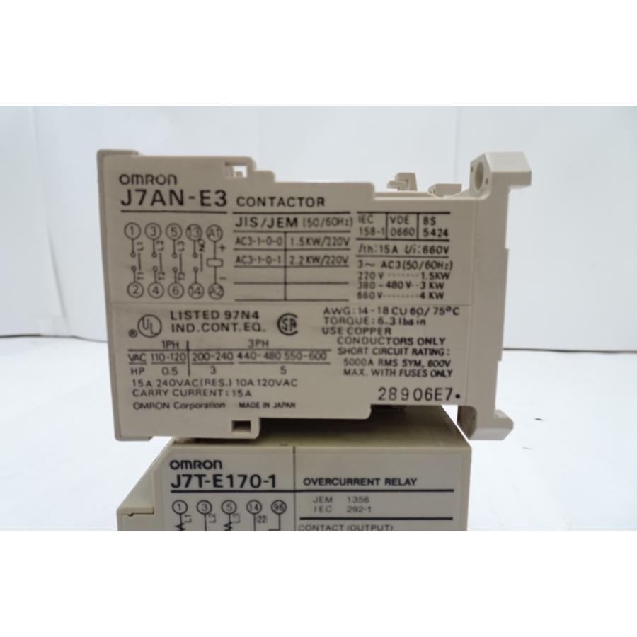 三菱電機 オムロン(OMRON) J7AN-E3 J7TE170-1 高感度コンタクタ : アドサンク - 通販 - Yahoo!ショッピング