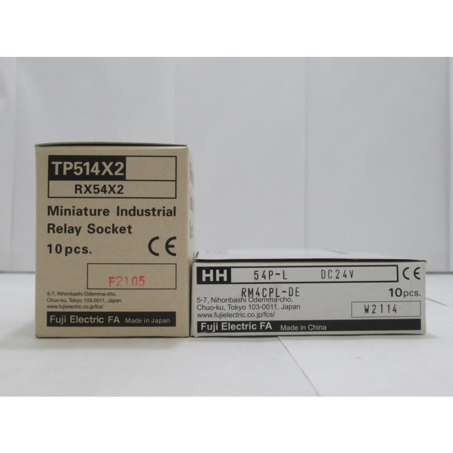 富士電機(Fuji) HH54P-L DC24V ミニコントロールリレー 10個入 1箱 / TP514X2 リレーソケット : アドサンク - 通販 - Yahoo!ショッピング