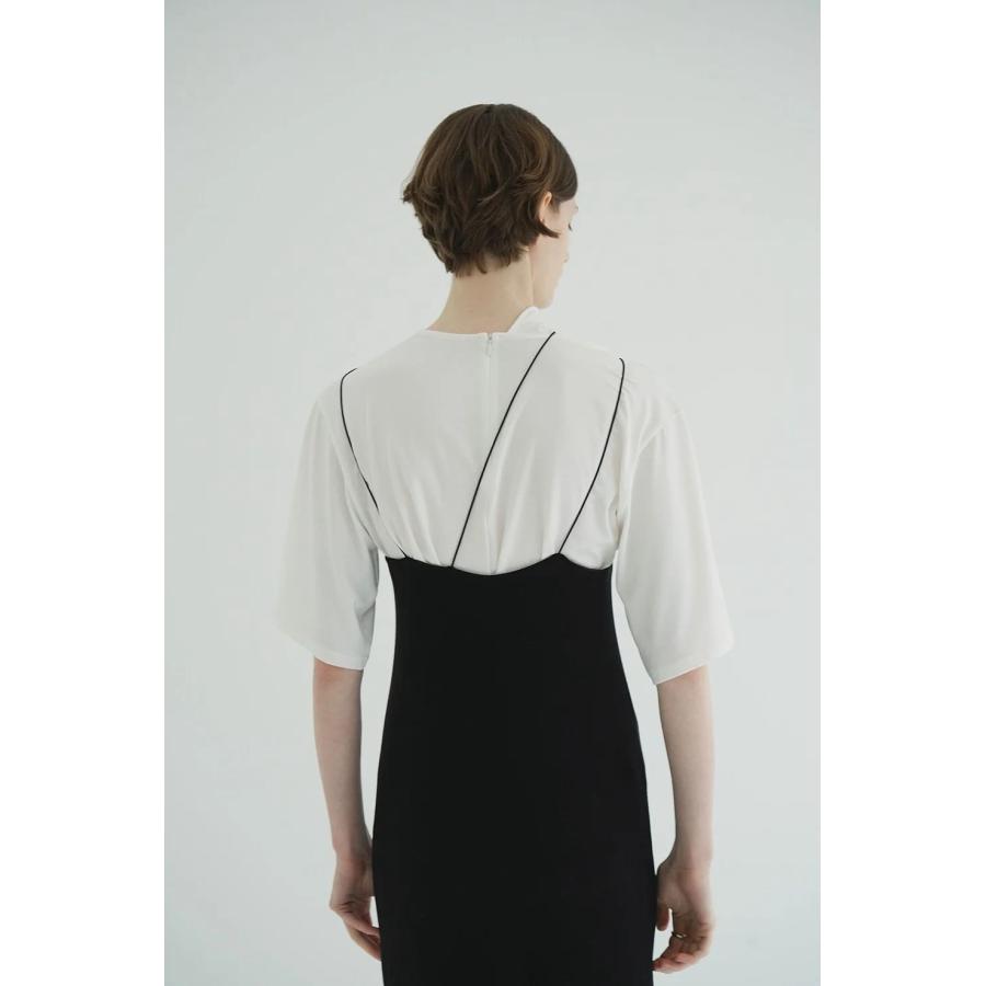 CLANE クラネ / スラッシュネックハーフスリーブトップス - SLASH NECK HALF SLEEVE TOPS- WHITE : ADDICT - 通販 - Yahoo!ショッピング