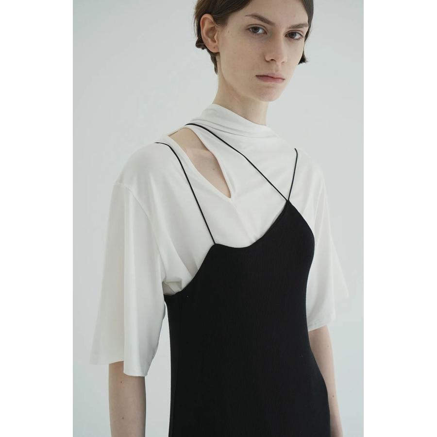 CLANE クラネ / スラッシュネックハーフスリーブトップス - SLASH NECK HALF SLEEVE TOPS- WHITE : ADDICT - 通販 - Yahoo!ショッピング