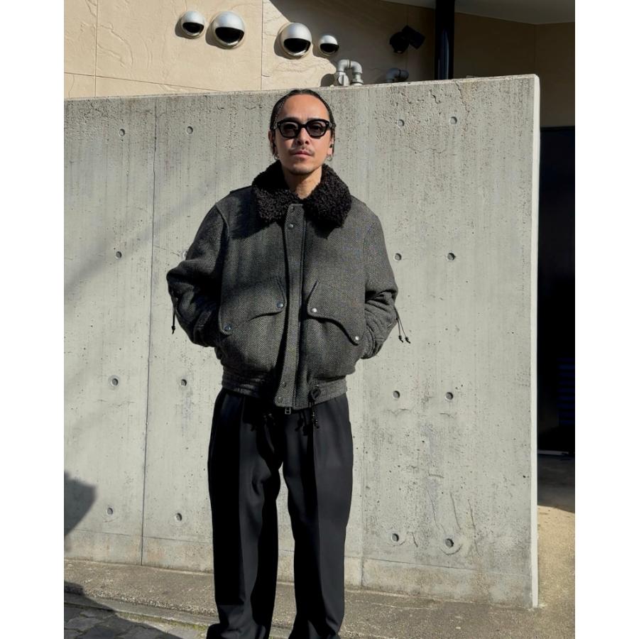 NVRFRGT ネヴァーフォーゲット PADDED SHEARING COLLAR BOMBER NVRFRGT ネヴァーフォーゲット PADDED SHEARING COLLAR BOMBER
