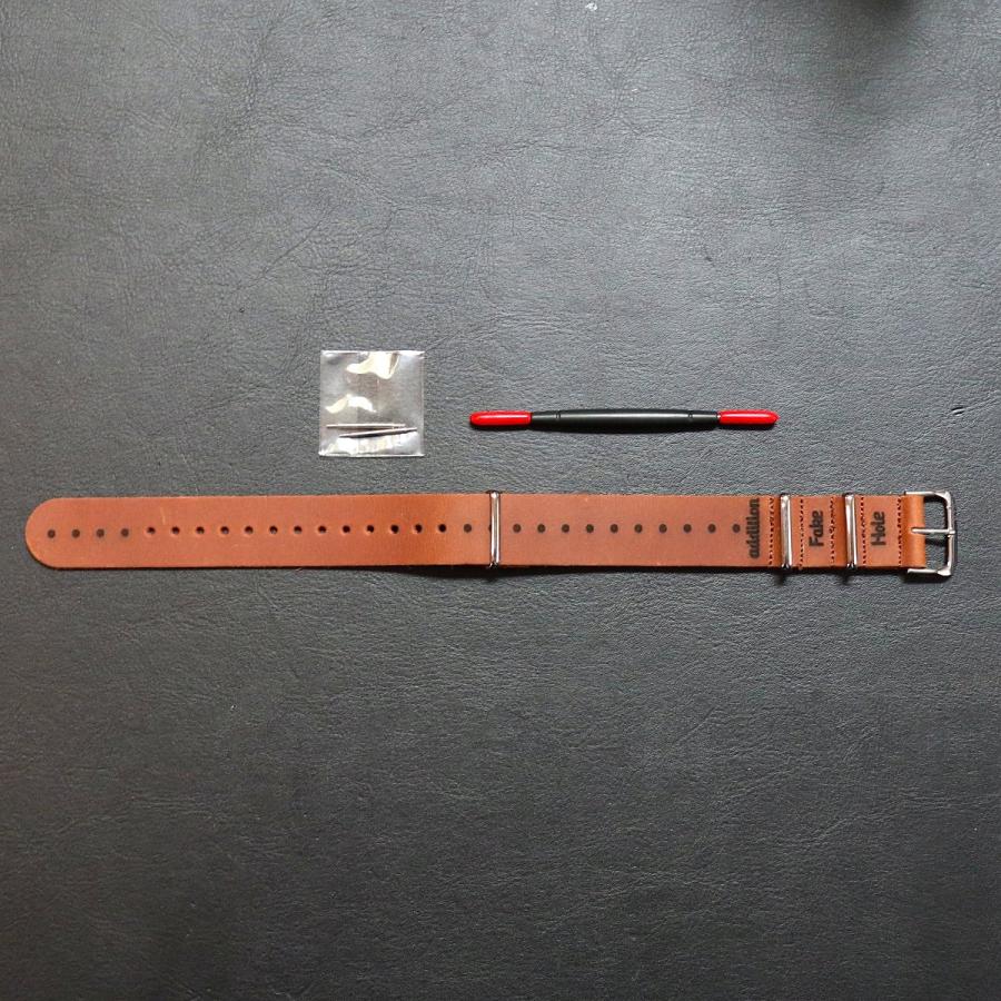 【TAD STRAP】collab addition / Leather NATO・Fake Hole : addition inc ...