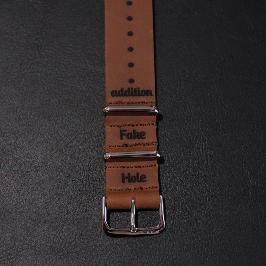 【TAD STRAP】collab addition / Leather NATO・Fake Hole : addition inc ...