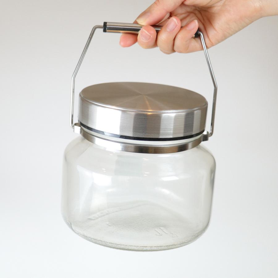 ADERIA 保存容器 ガラス おしゃれ 1L MCコンテナー 持ち手付 日本製 1個箱入 | 保存瓶 保存びん 果実酒 梅酒 瓶 : アデリア ヤフーショッピング店 - 通販 - Yahoo ...