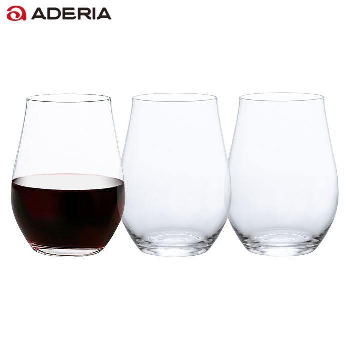 ADERIA おしゃれ ワイングラス 360ml 3個入 食洗機対応 IPT ワインタンブラーM アデリア 日本製 | ガラス グラス 食器 セット 飲食店 業務用 : アデリア ヤフー ...