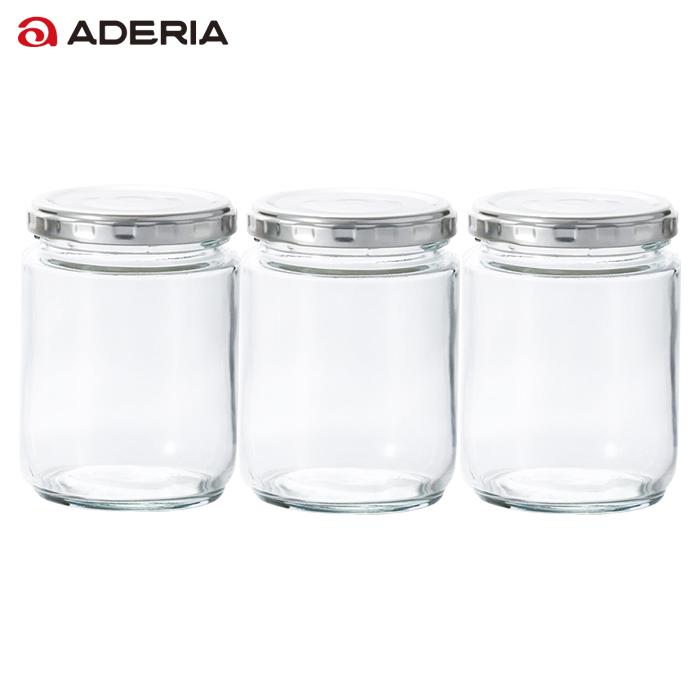 ADERIA 保存容器 セット ツイストキャップ保存瓶250 3個入 アデリア 日本製 | 保存びん ガラス 小物入れ 雑貨 : アデリア ヤフーショッピング店 - 通販 - Yahoo!ショッピング