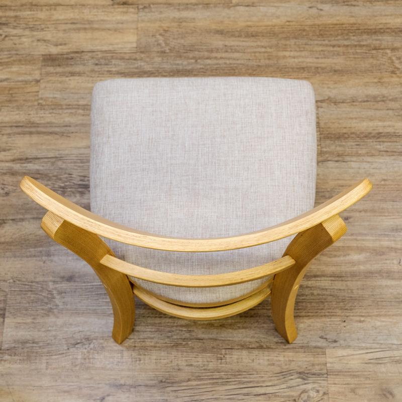 ダイニングチェア 2脚セット 木製 イス 合皮 ファブリック 座面高め44cm 組立式 シンプル KMT-01FBE ファブリック(布)・ベージュ(FBE) : サカベ公式アドホックスタイル ...