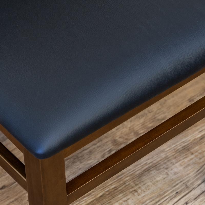 ダイニングチェア 2脚セット 木製 イス 合皮 座面高め44cm 組立式 シンプル KMT-01PBK PVC(合皮)・ブラック(BK) : サカベ公式アドホックスタイル家具SHOP - 通販 ...