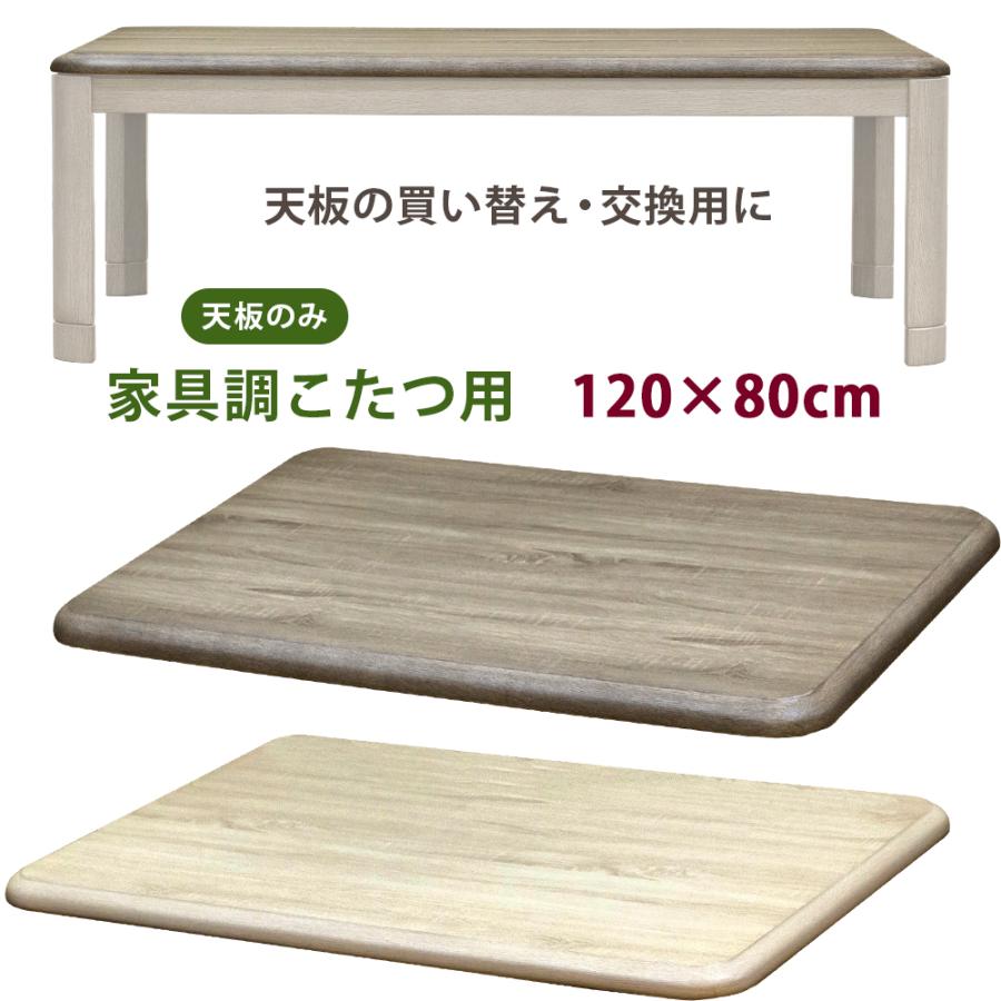こたつ用 天板のみ 120cm×80cm 角78R 長方形 部品販売 傷付きにくい UV塗装 コタツ板 部品販売120 : サカベ公式アドホックスタイル家具SHOP - 通販 - Yahoo ...