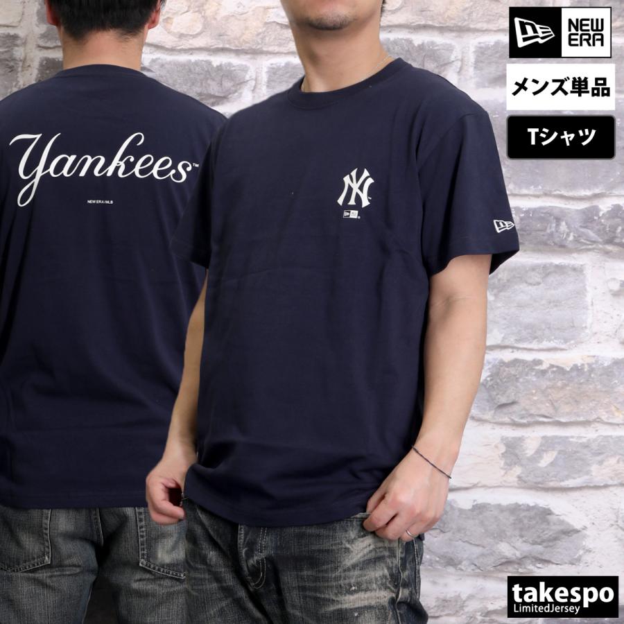 NEW ERA ニューエラ Tシャツ メンズ MLB アパレル 14410091T 送料無料 新作 ニューヨークヤンキース バックプリント付き 半袖 大リーグ 野球 NY 3L ...