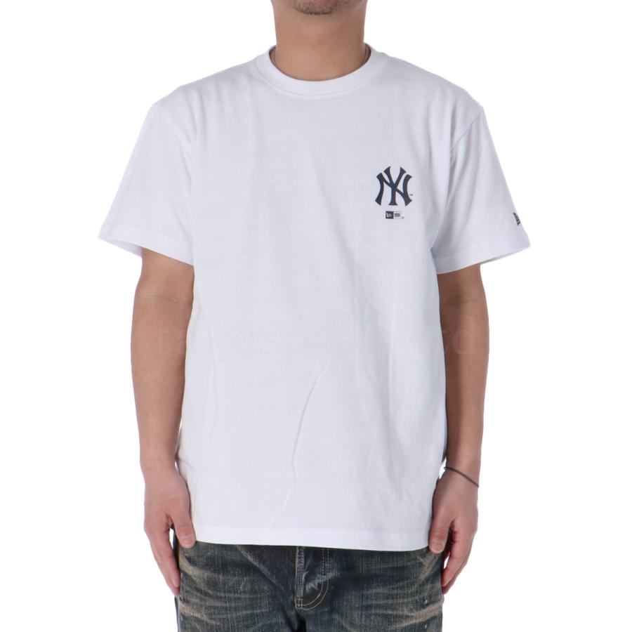NEW ERA ニューエラ Tシャツ メンズ MLB アパレル 14410091T 送料無料 新作 ニューヨークヤンキース バックプリント付き 半袖 大リーグ 野球 NY 3L ...