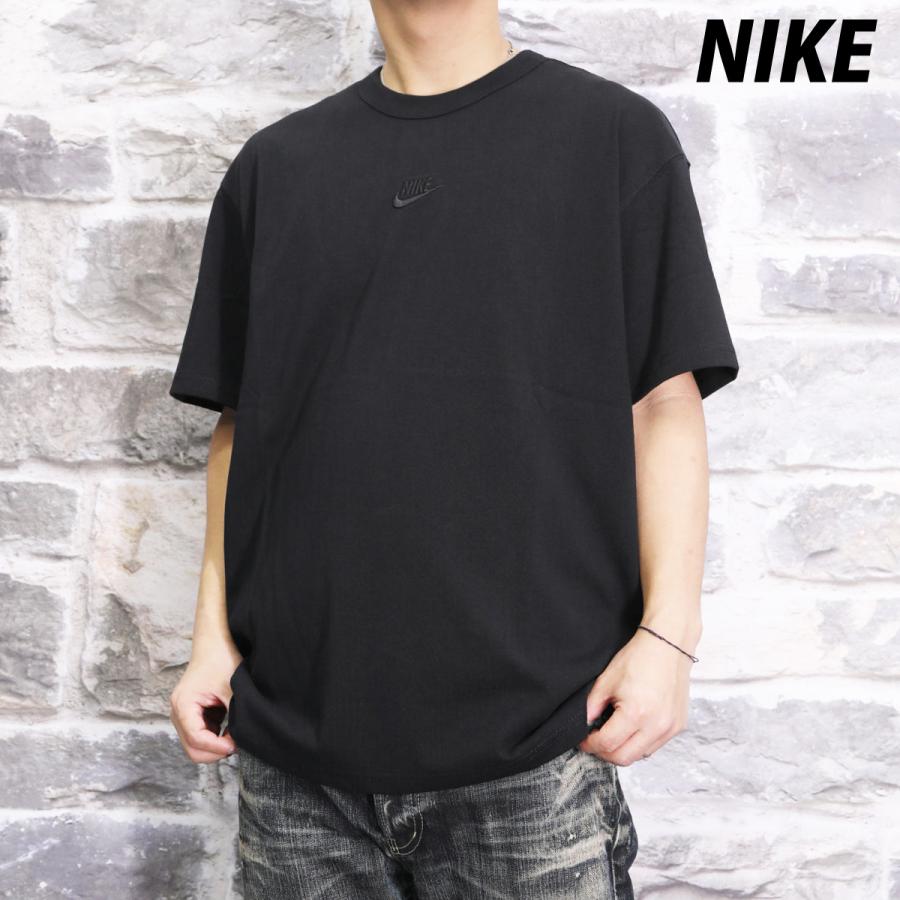 ナイキ Tシャツ メンズ 上 NIKE 半袖 コットン100% プレミアム エッセンシャル DO7393 BLK 送料無料 :DO7393 ...