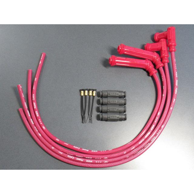 NGK 送料無料 X3R-L3R パワーケーブル 4セット カワサキ Z1000J VZ750ツイン プラグ プラグコード : バイク ...