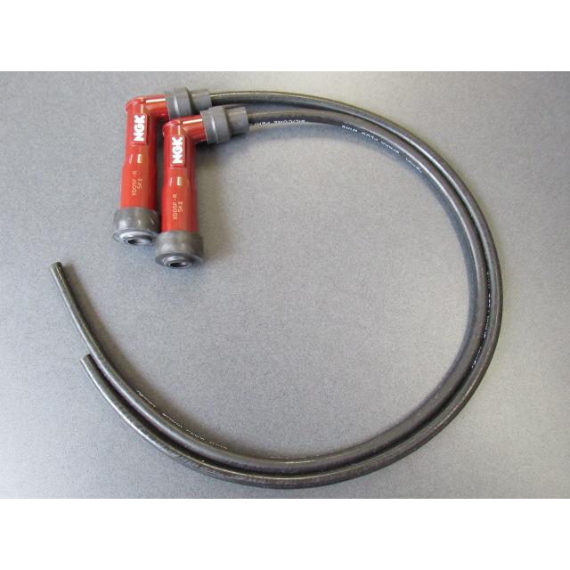 NGK 送料無料 XD05F-R＆KJ-57 プラグキャップ+ケーブル 2セット ホンダ VTR VTZ250 プラグ プラグコード ...