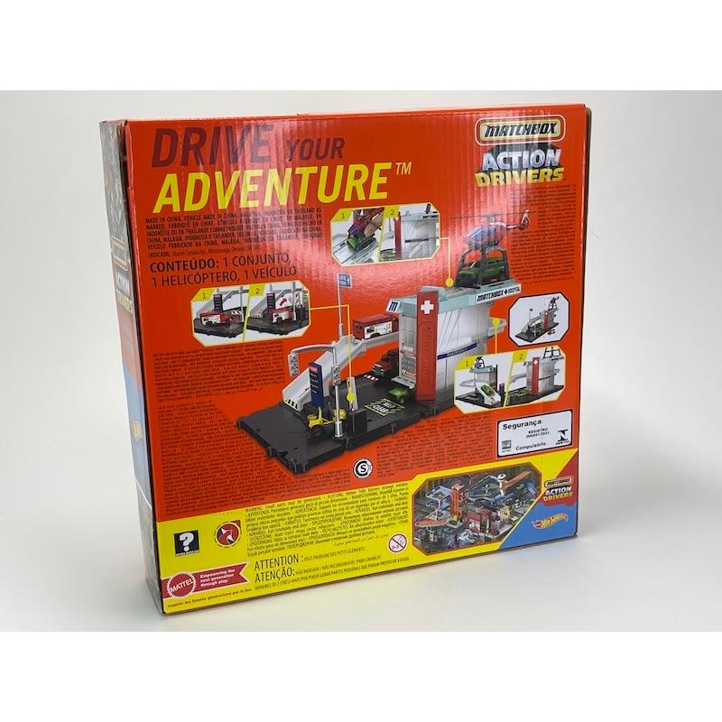 MATCHBOX ACTION DRIVERS HELICOPTER RESCUE MBX AMBULANCE :mb3:アド イング プラス ...