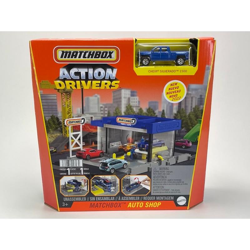 マッチボックス MATCHBOX ACTION DRIVERS AUTO SHOP CHEVY SILVERADO : toy’s world ...