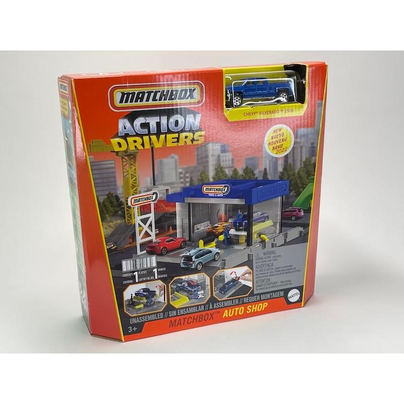 マッチボックス MATCHBOX ACTION DRIVERS AUTO SHOP CHEVY SILVERADO : toy’s world ...