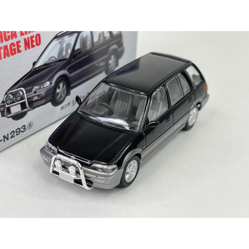 LV-N293a ホンダ シビックシャトル ビーグル(黒／グレー)94年式 トミカリミテッドヴィンテージ NEO :vn88:アド イング ...