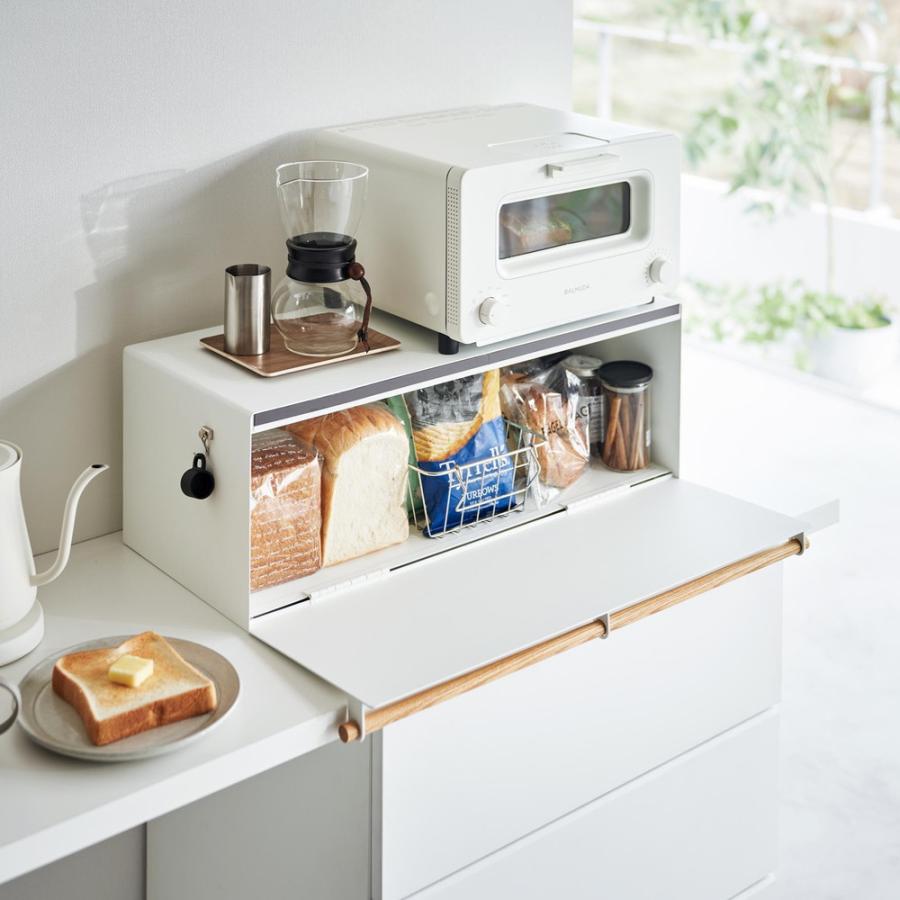 tower ブレッドケース トスカ ワイド 3024 山崎実業 タワー : ADOKASオンラインYahoo!店 - 通販 - Yahoo!ショッピング