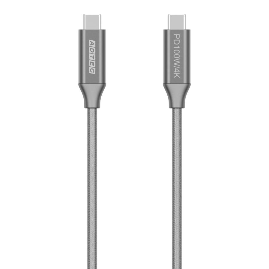 アドテック eMarker搭載 USB Type-C PD充電対応 100W（20V/5A)対応 USB3.2 Gen2（10Gbps） 4K ...