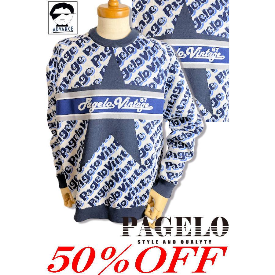 ANGELO 50％OFF セール パジェロ PAGELO 2024新作春夏 メンズ ファッション サマーセーター アンジェロ ちょいワル ...