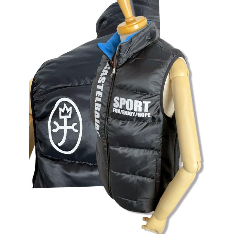 CASTELBAJAC カステルバジャック 2024秋冬新作 メンズ ちょいワル ゴルフ 服 ダウンベスト ゴルフウェア アウトレット 送料無料 723-4417-103 M/L/LL ...