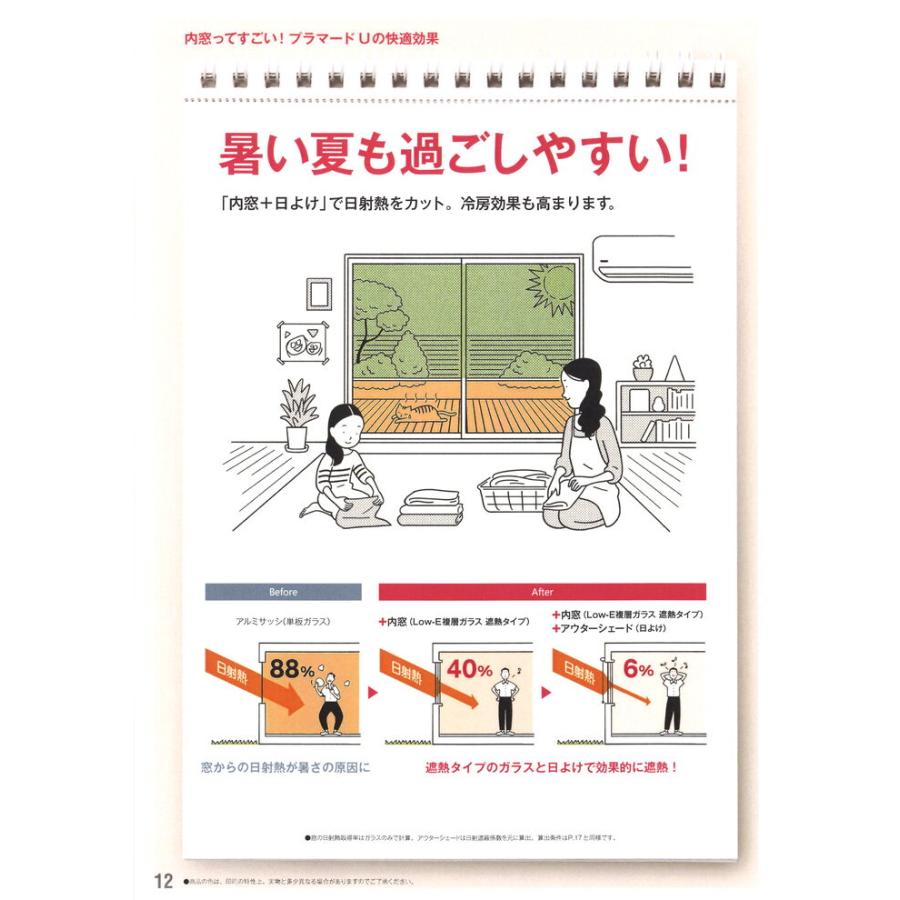 YKK AP 工事パック YKKAP マドリモ 内窓 プラマードU 2枚建 引違い窓 W幅550-1000mm×H高さ1401-1800mm Low-E複層ガラス アルゴンガス 二重窓 防音 ...