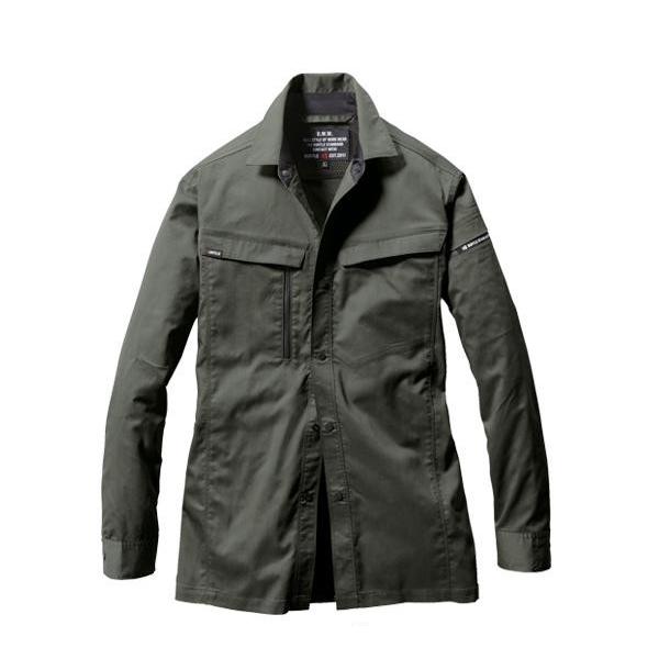 BURTLE バートル 6215 5L 長袖シャツ(ユニセックス)【オールシーズン】 作業着 作業服 : ユニフォームコンシェルジュ - 通販 - Yahoo!ショッピング