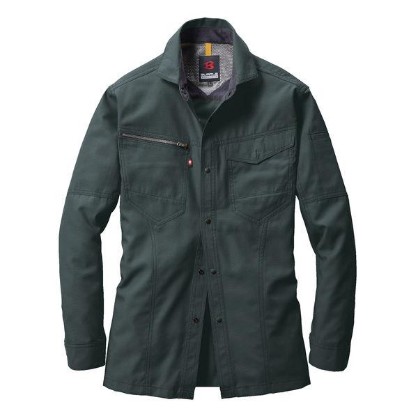 BURTLE バートル 7093 5L 長袖シャツ(ユニセックス)【オールシーズン】 作業着 作業服 : ユニフォームコンシェルジュ - 通販 - Yahoo!ショッピング