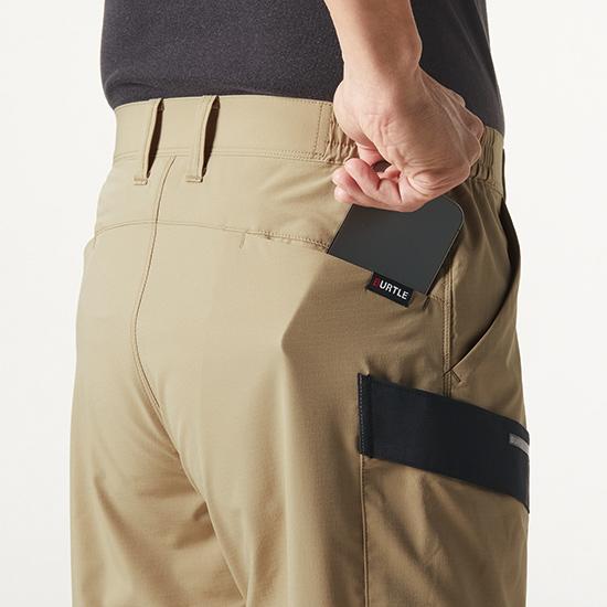 BURTLE バートル 9707 4L ショートカーゴパンツ(ユニセックス)【春夏】 作業着 作業服 : ユニフォームコンシェルジュ - 通販 - Yahoo!ショッピング