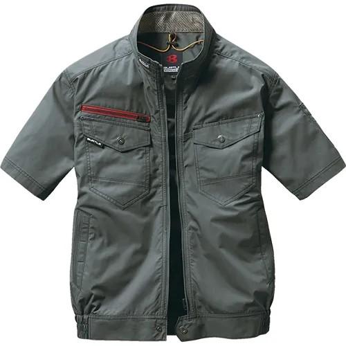 BURTLE バートル AC7146 4L AC半袖ブルゾン(ユニセックス) ファンなし 服のみ : ユニフォームコンシェルジュ - 通販 - Yahoo!ショッピング