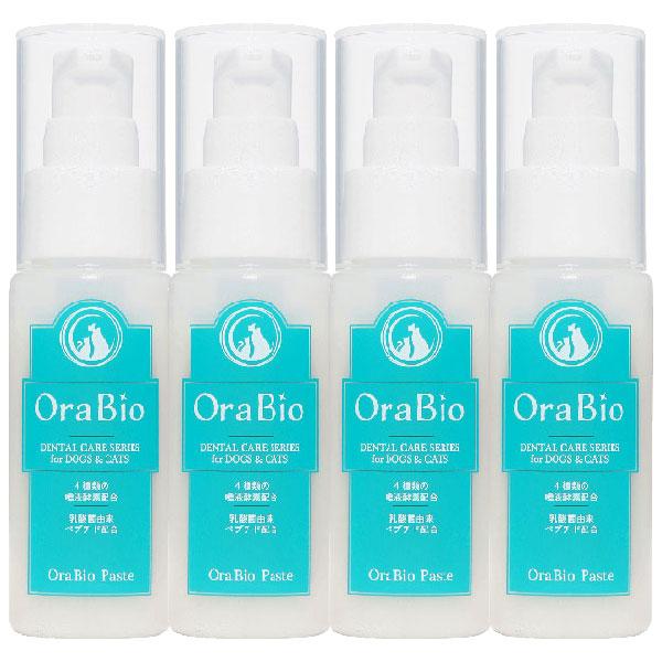 OraBio オーラバイオペースト 4個 セット 50g ビーフ味 ポンプ式 : ドッグサポートアエコム - 通販 - Yahoo!ショッピング