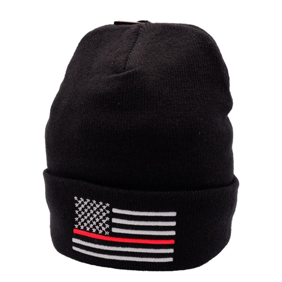 ROTHCO ロスコ ニットキャップ DELUXE EMB WATCH CAP THIN RED LINE 5433 星条旗 シンレッドライン ...