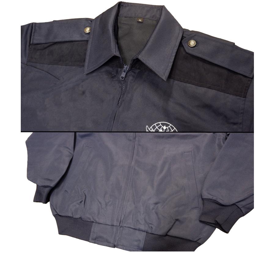 航空自衛隊 ブルーインパルス フライトジャンパー 簡易ジャンパー エポレット付き JY1 Blue Impulse フライトジャケット 空自 JASDF ブルゾン 日本製 ネイビー : 日本 ...