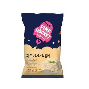 ピンクロケット/カルボナーラ袋/240g（トッポギ餅200g＋ソース40g） : アエナ Yahoo!店 - 通販 - Yahoo!ショッピング