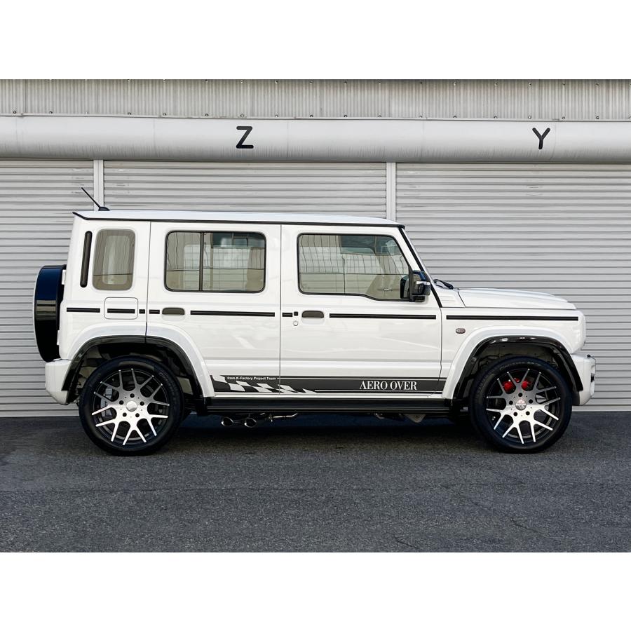 AERO OVER G62L｜JC74W ジムニーノマド 5ドア車用 サイドモール【 ブラックメッキタイプ】 エアロオーバー : Kファクトリーストア - 通販 - Yahoo!ショッピング