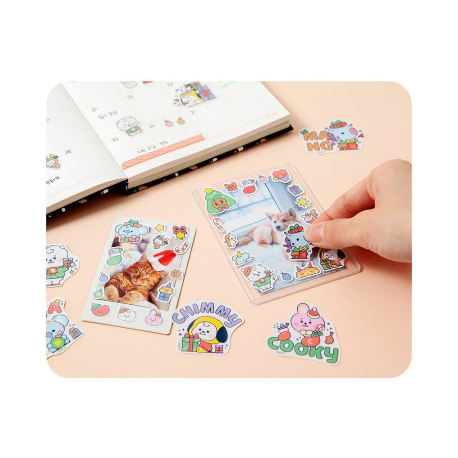 BT21 BT21 Holiday Sticker【BT21公式グッズ】ホリデーステッカー シール デコレーション デコステッカースマホデコ ...