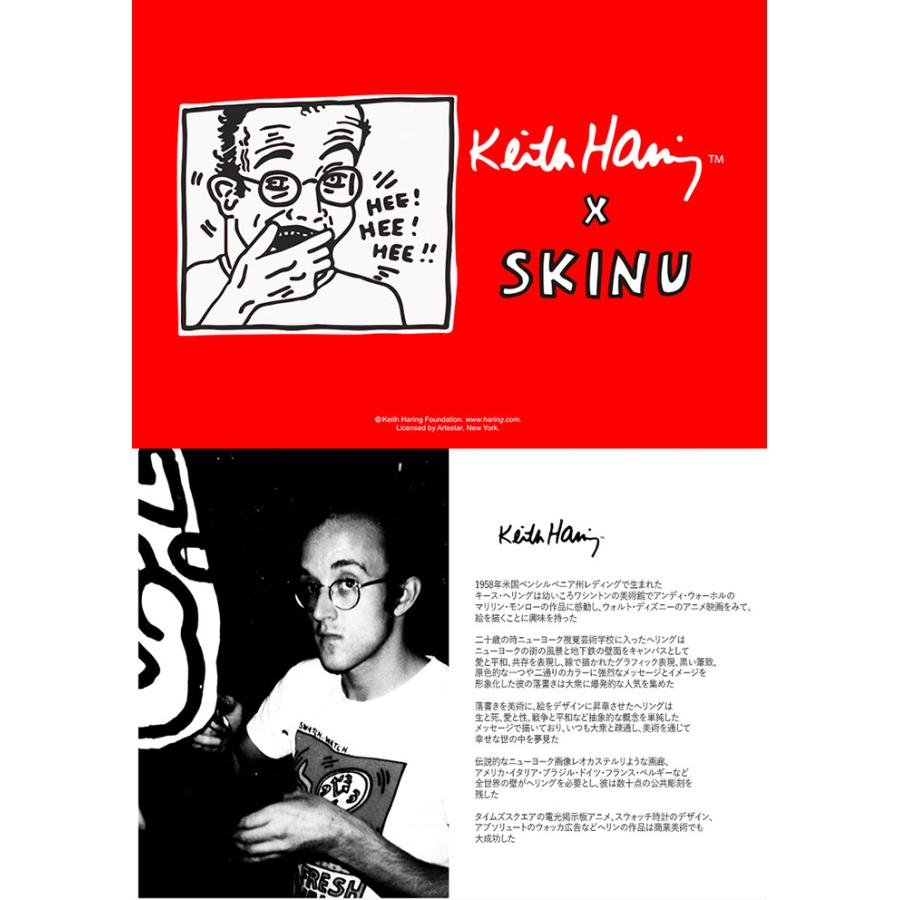KEITH（キース） SKINU KEITH HARING CARD CASE S/S【送料無料】キースへリング 正規品 手帳型 カード収納 ...