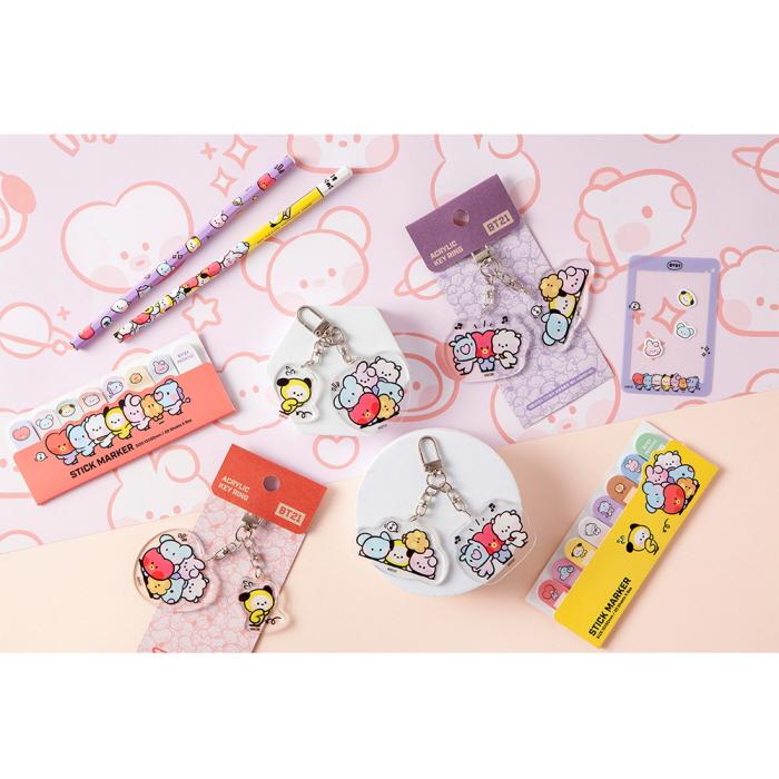 BT21 Acrylic Key Ring minini【BT21公式グッズ】【公式】 アクリルキーホルダー 防弾少年団 バンタン ストラップ キーリング 紛失防止 なくさない かわいい ...
