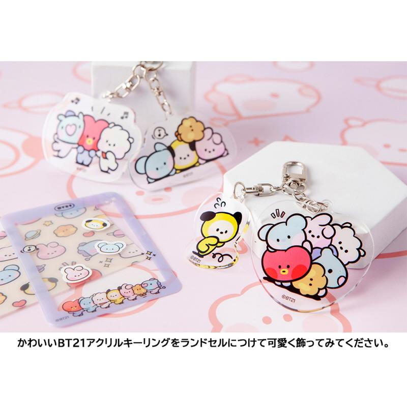 BT21 Acrylic Key Ring minini【BT21公式グッズ】【公式】 アクリルキーホルダー 防弾少年団 バンタン ストラップ キーリング 紛失防止 なくさない かわいい ...