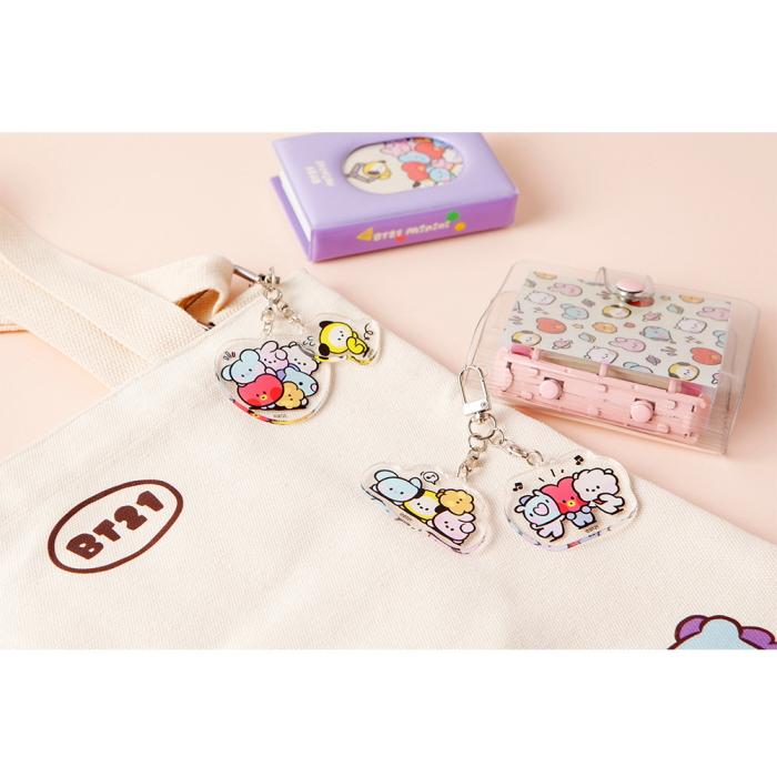 BT21 Acrylic Key Ring minini【BT21公式グッズ】【公式】 アクリルキーホルダー 防弾少年団 バンタン ストラップ キーリング 紛失防止 なくさない かわいい ...
