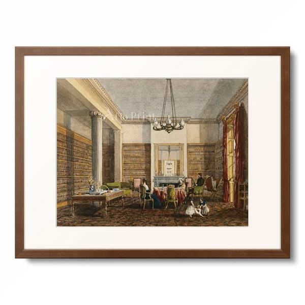 Georgiana (or Harriet) Rushout-Bowles 「The Library at Thirlestaine ...